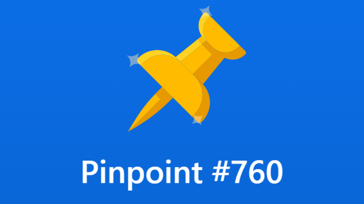 Today’s Pinpoint #760 LinkedIn answer (May 30, 2026)