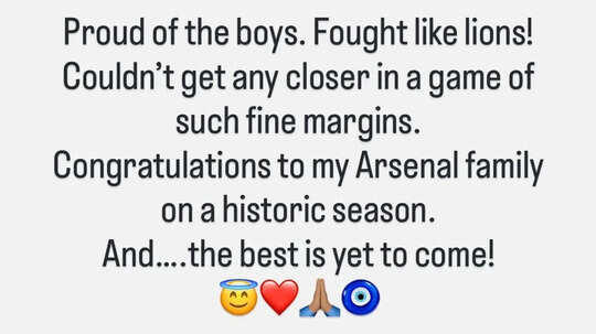 Ranveer Singh cheers on Arsenal 'family' after Champions League loss ...