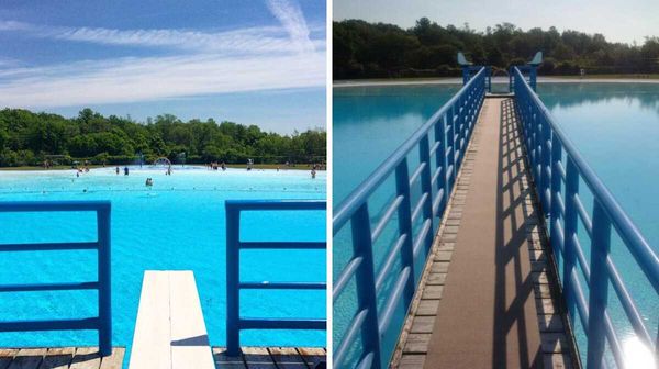 Ontario is home to Canada's largest outdoor swimming pool and it's ...