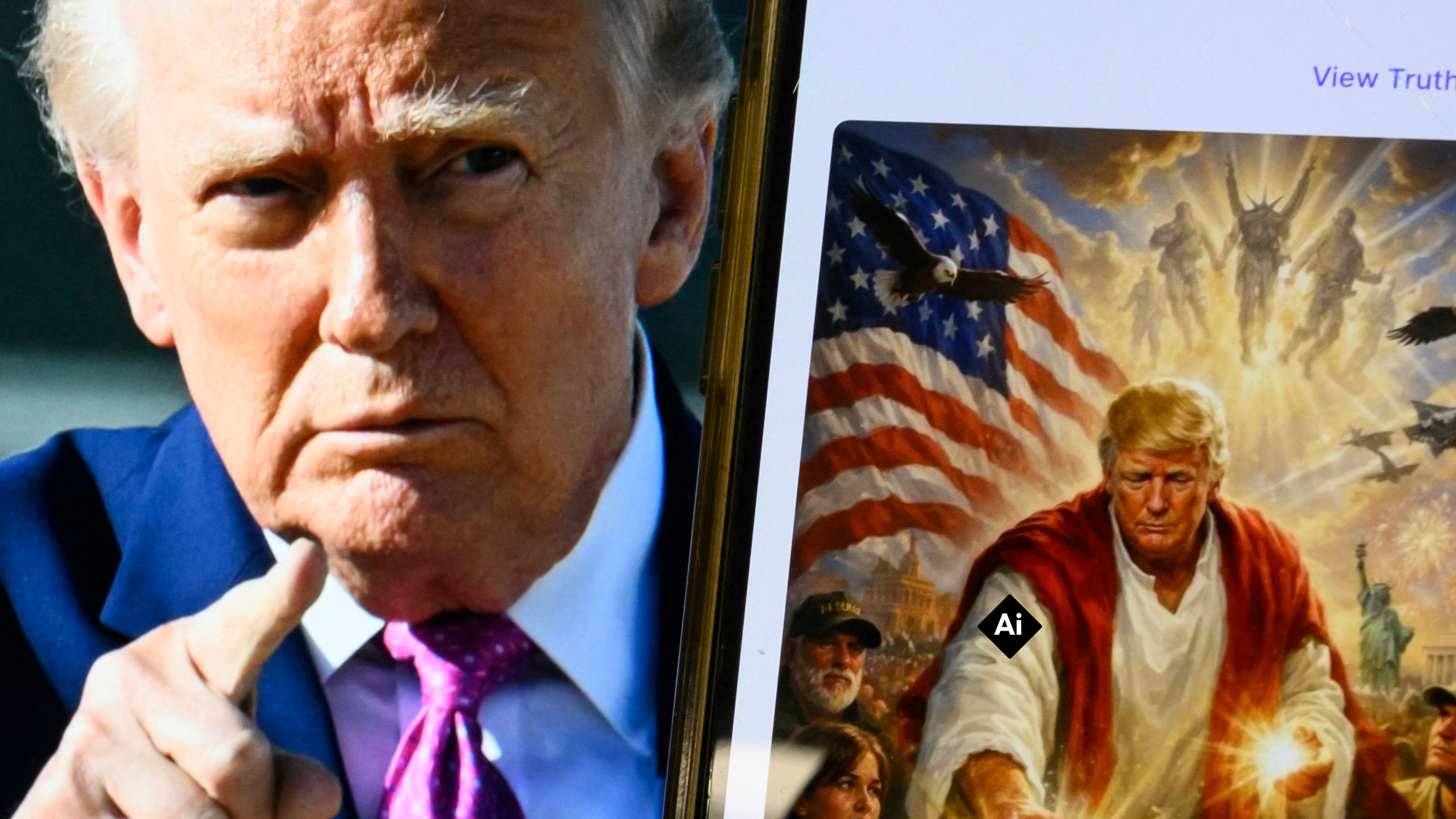 Donald Trump lashes out at Pope Leo for meeting with Chicago Mayor ...