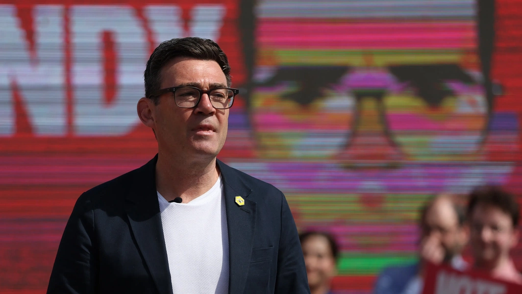 Poll shows Burnham gains but Reform UK still ahead