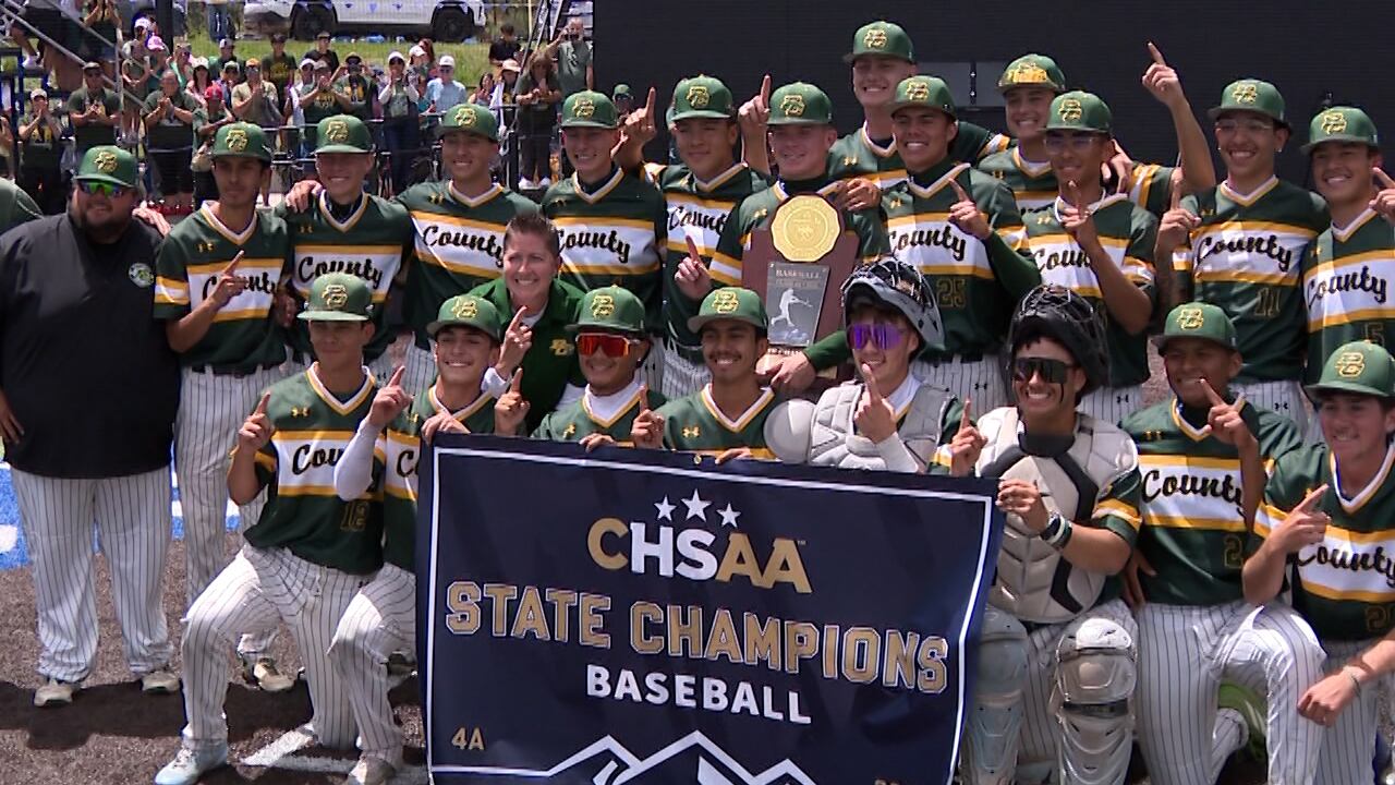 Pueblo County High School celebrates baseball championship