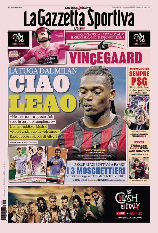 Rassegna stampa Juve: prime pagine quotidiani sportivi – 31 maggio