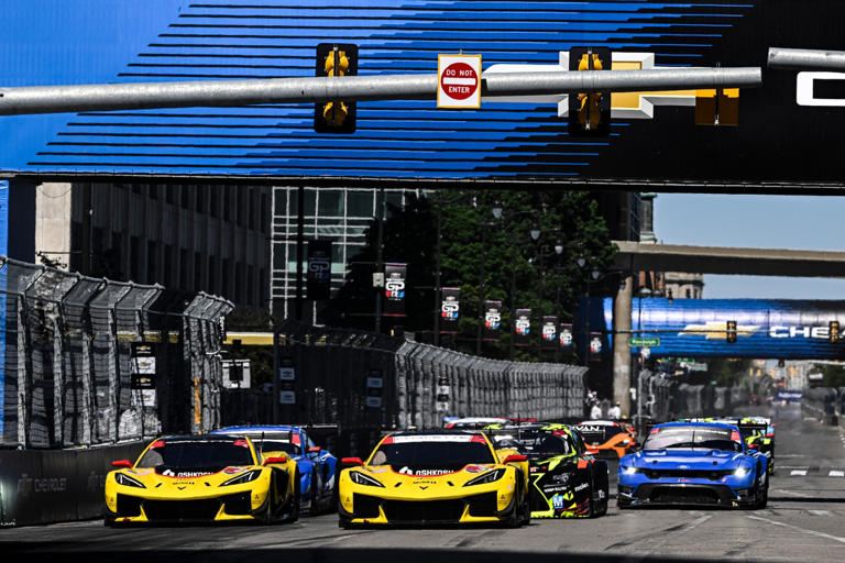 Corvette’s Detroit IMSA win nearly slipped away late