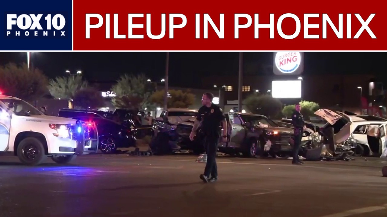 Children injured, 5 adults critical in 6-car Phoenix pileup