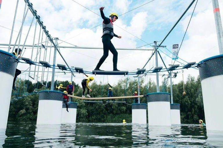 The water park less than two hours from East Midlands home to floating ...