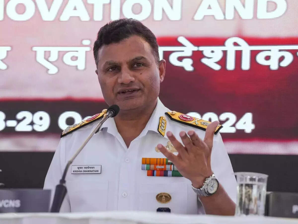 Admiral Krishna Swaminathan takes charge as new Navy chief