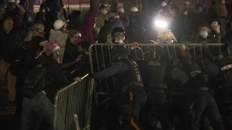 Protesters, New Jersey State Police clash outside Delaney Hall for 2nd ...