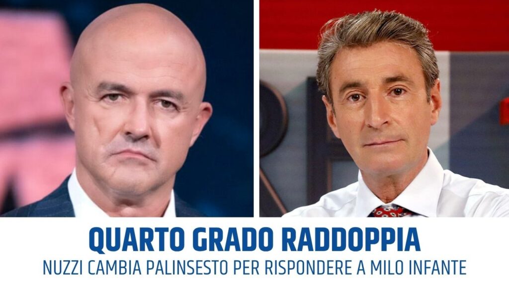 Quarto grado raddoppia: la mossa di Nuzzi per rispondere a Milo Infante