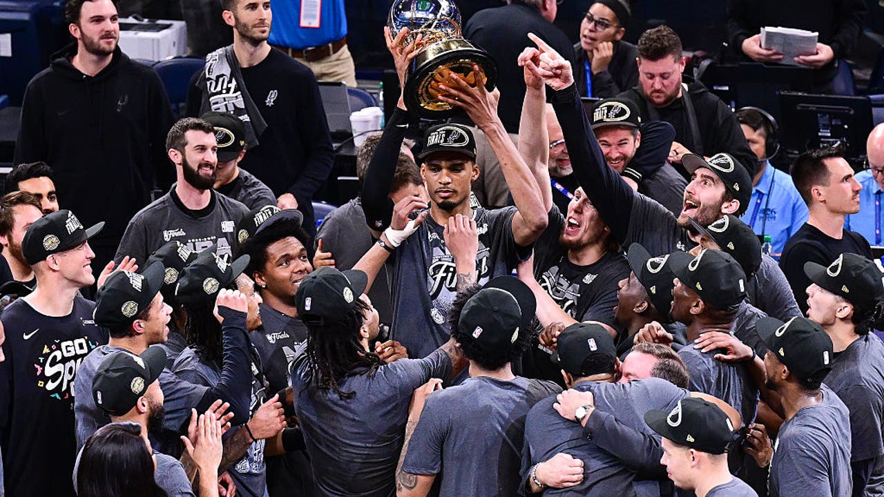 San Antonio Spurs punch ticket to 2026 NBA Finals, knock off Thunder ...
