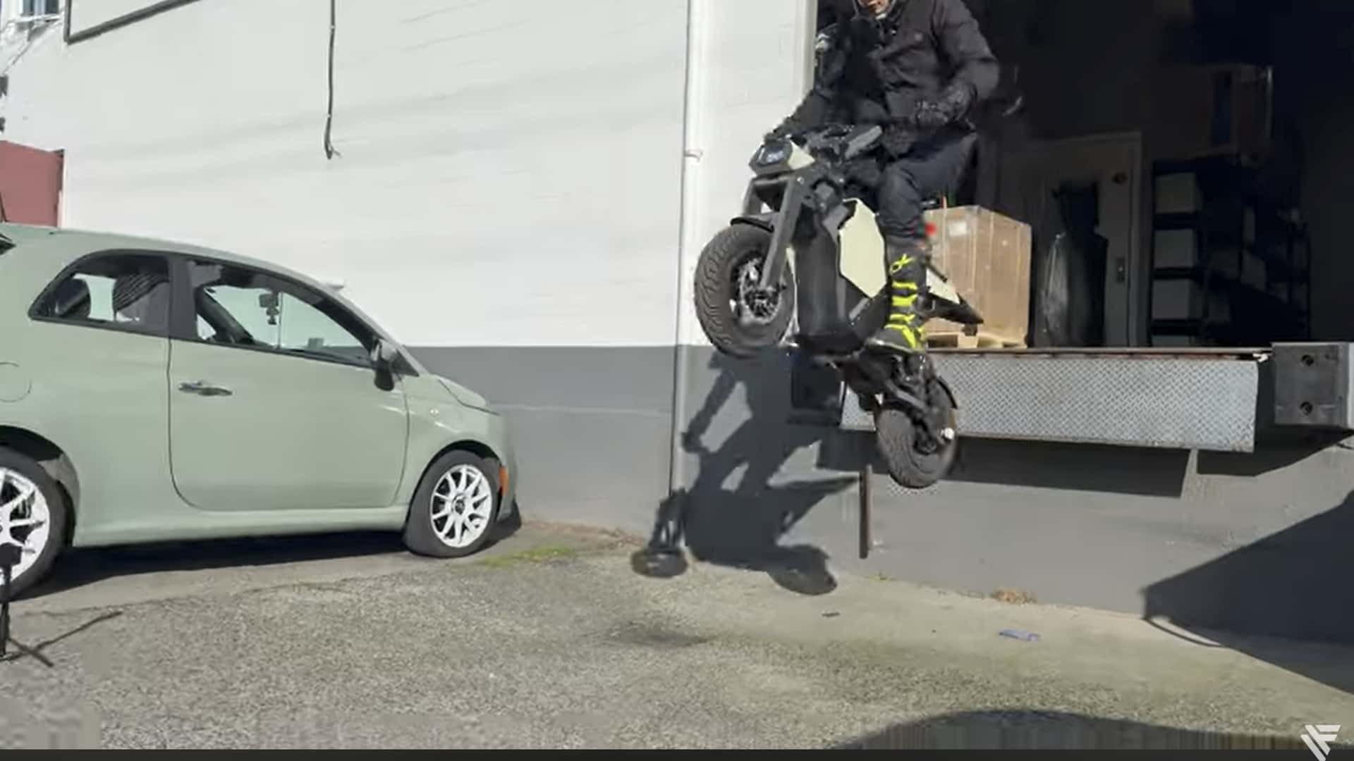 Can this 3D printed motorcycle survive a five-foot drop without shattering?