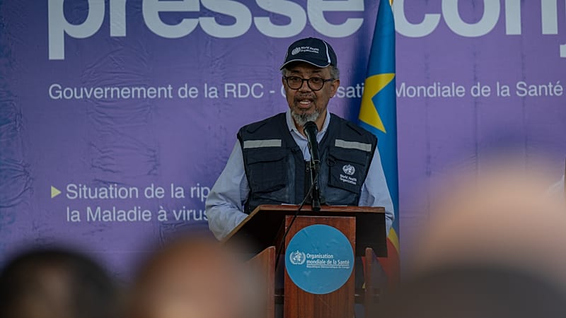Ebola en RDC : le chef de l'OMS « a des raisons d'espérer » à Bunia