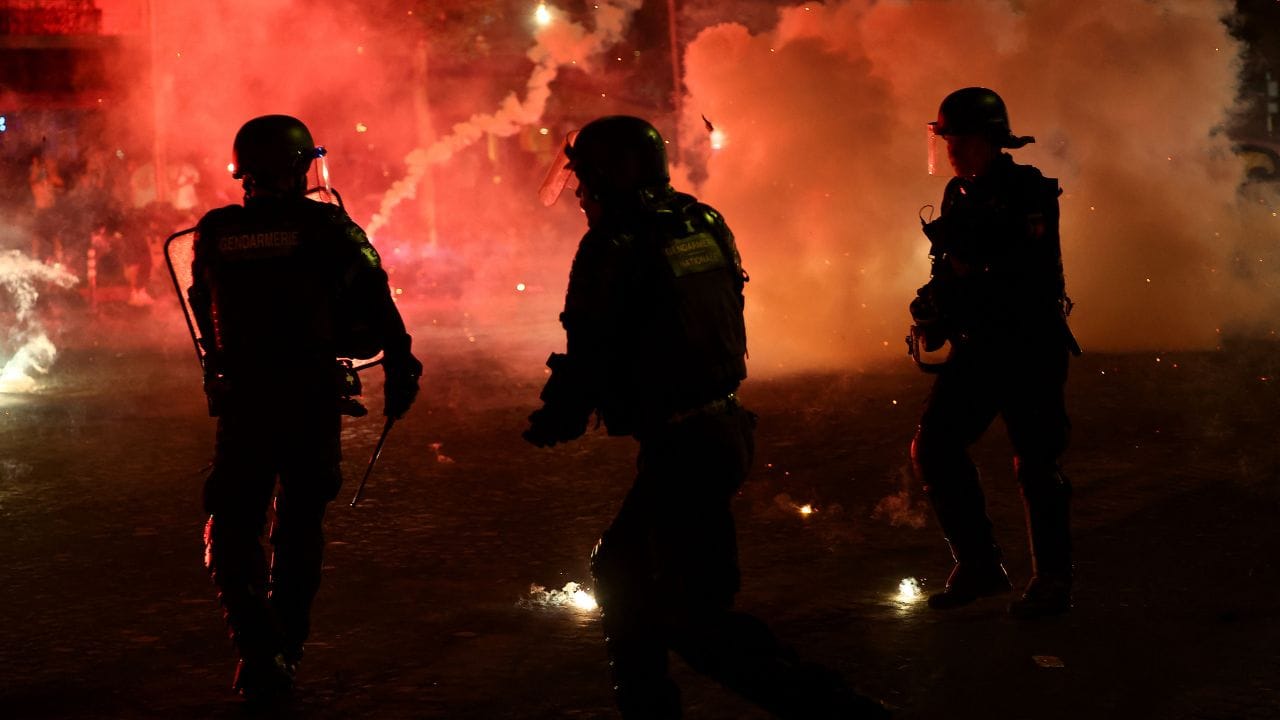 Cars set ablaze, shops vandalised as PSG’s Champions League ...