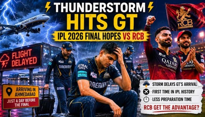 GT's IPL 2026 final preparations hit by thunderstorm, Gill's side ...