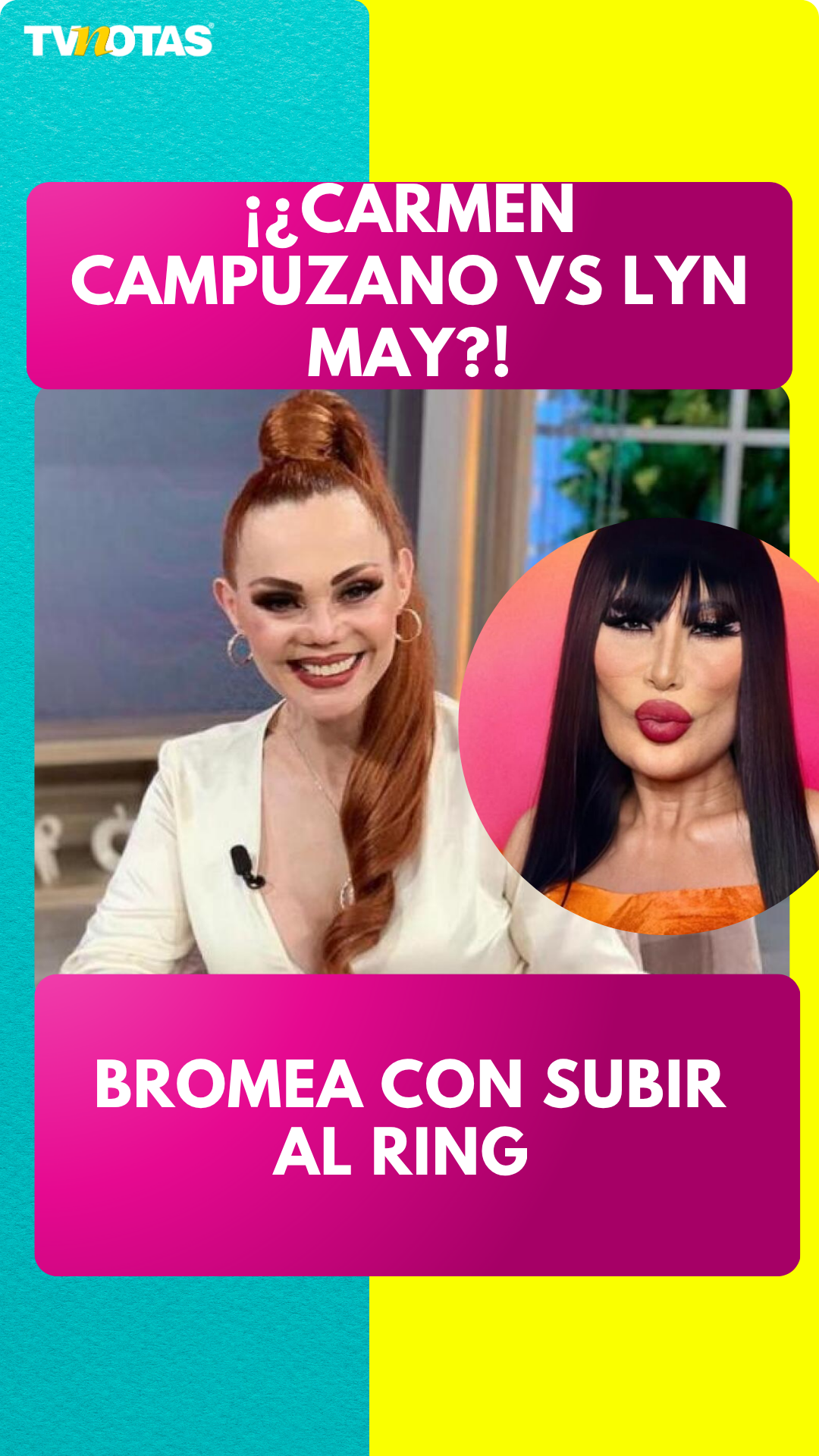 ¡Carmen Campuzano sorprende! Bromea con pelea contra Lyn May en evento ...
