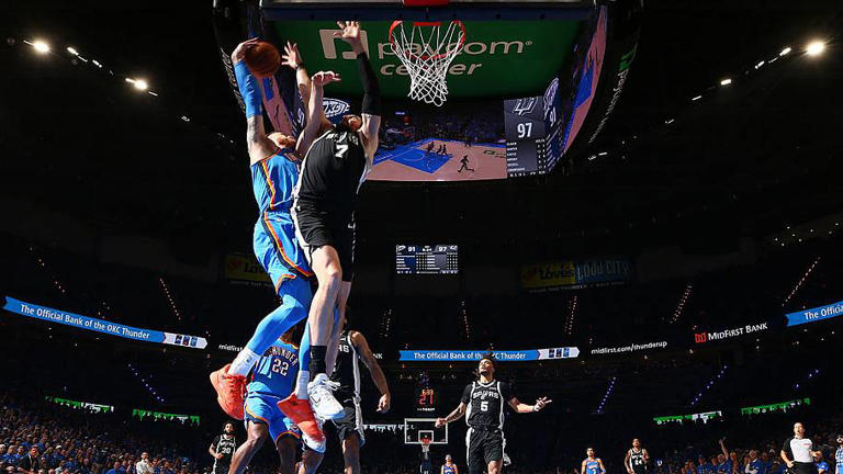 Luke Kornet’s epic block to seal Spurs' trip to NBA Finals now part of ...