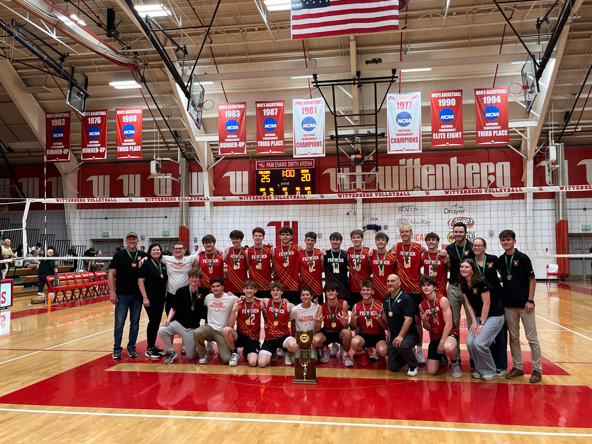 Area high school wins 1st ever boys volleyball state championship in ...