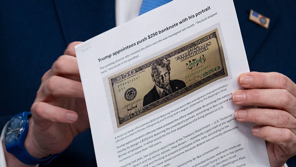 Treasury readies $250 Trump bill design pending Congress approval
