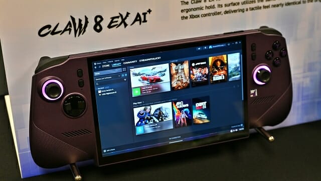 MSI, 인텔 아크 G3 탑재 게임PC 클로8 EX AI+ 공개
