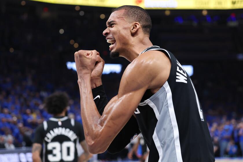 Victor Wembanyama and Spurs topple Thunder to advance to NBA Finals