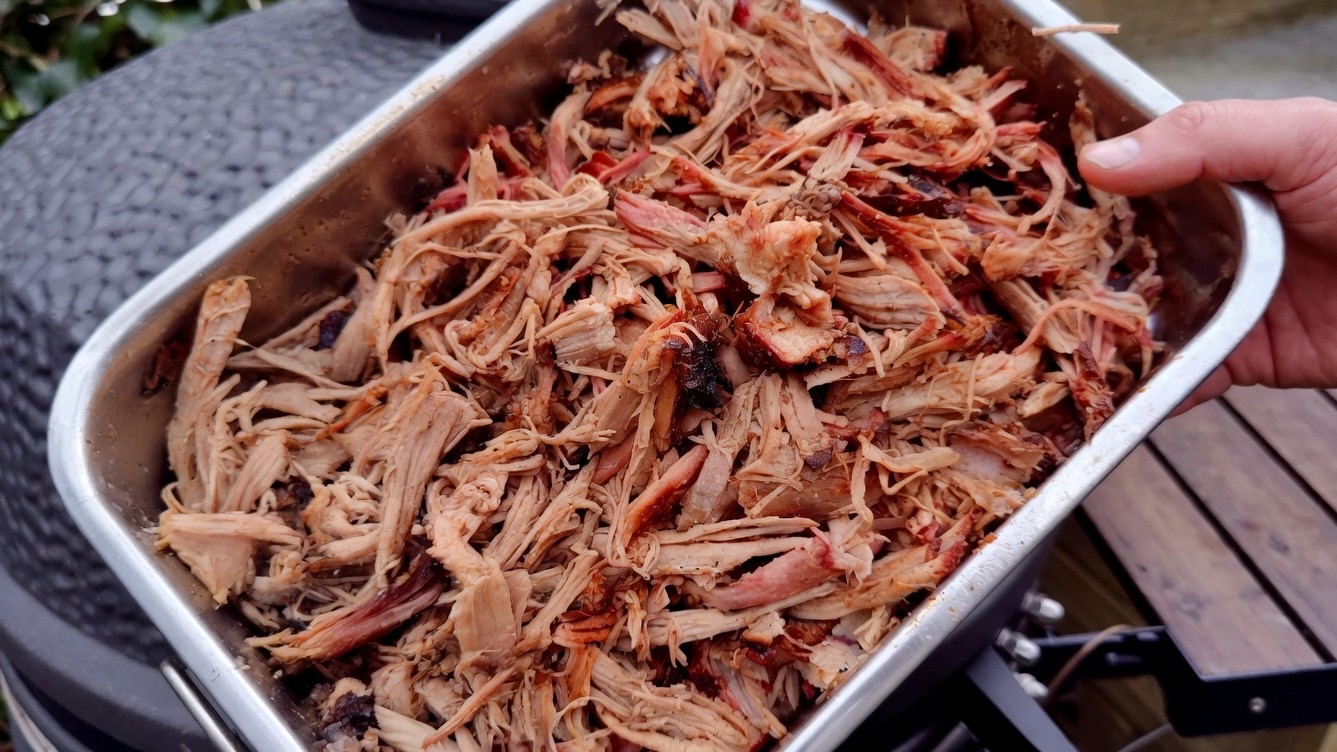 Pulled pork van de barbecue voor echt sappig vlees