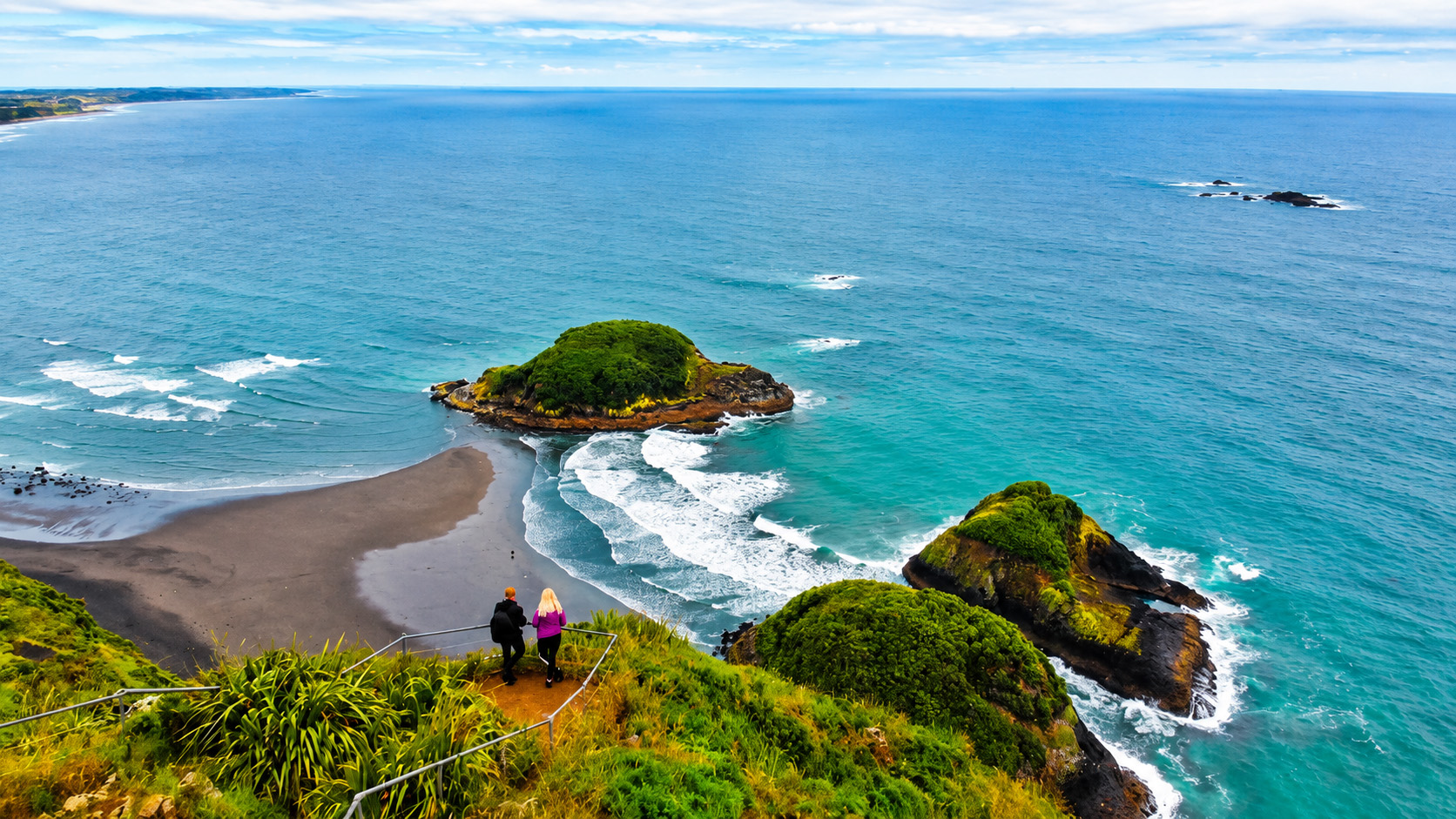 A hidden New Zealand coastline where mountains meet the sea