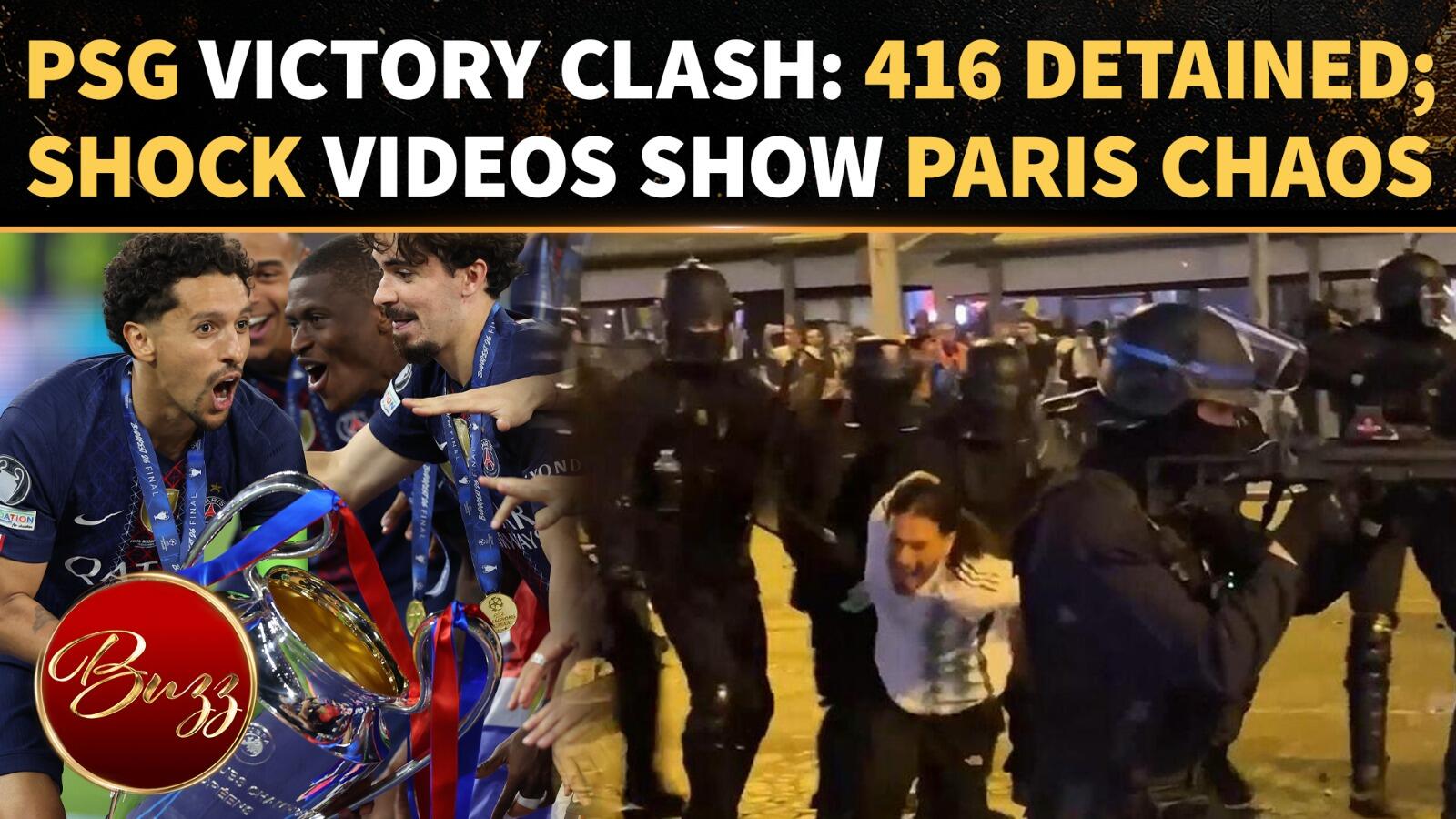 Paris burns as PSG's Champions League victory celebration turns violent ...