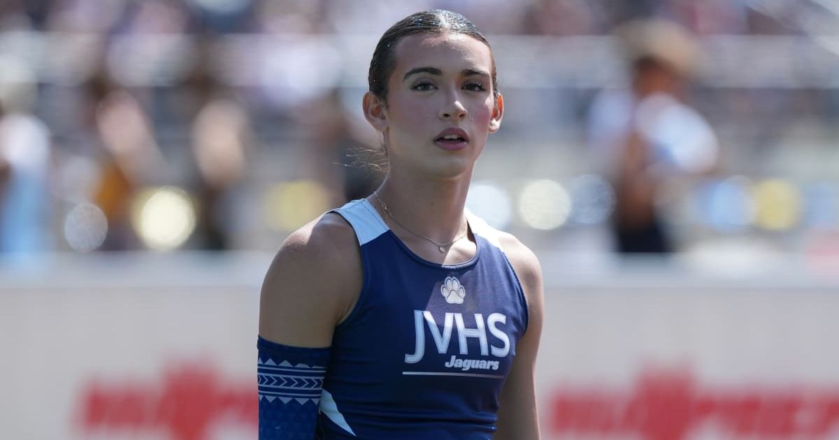 AB Hernandez wins California state track medal as 'Save Girls Sports ...