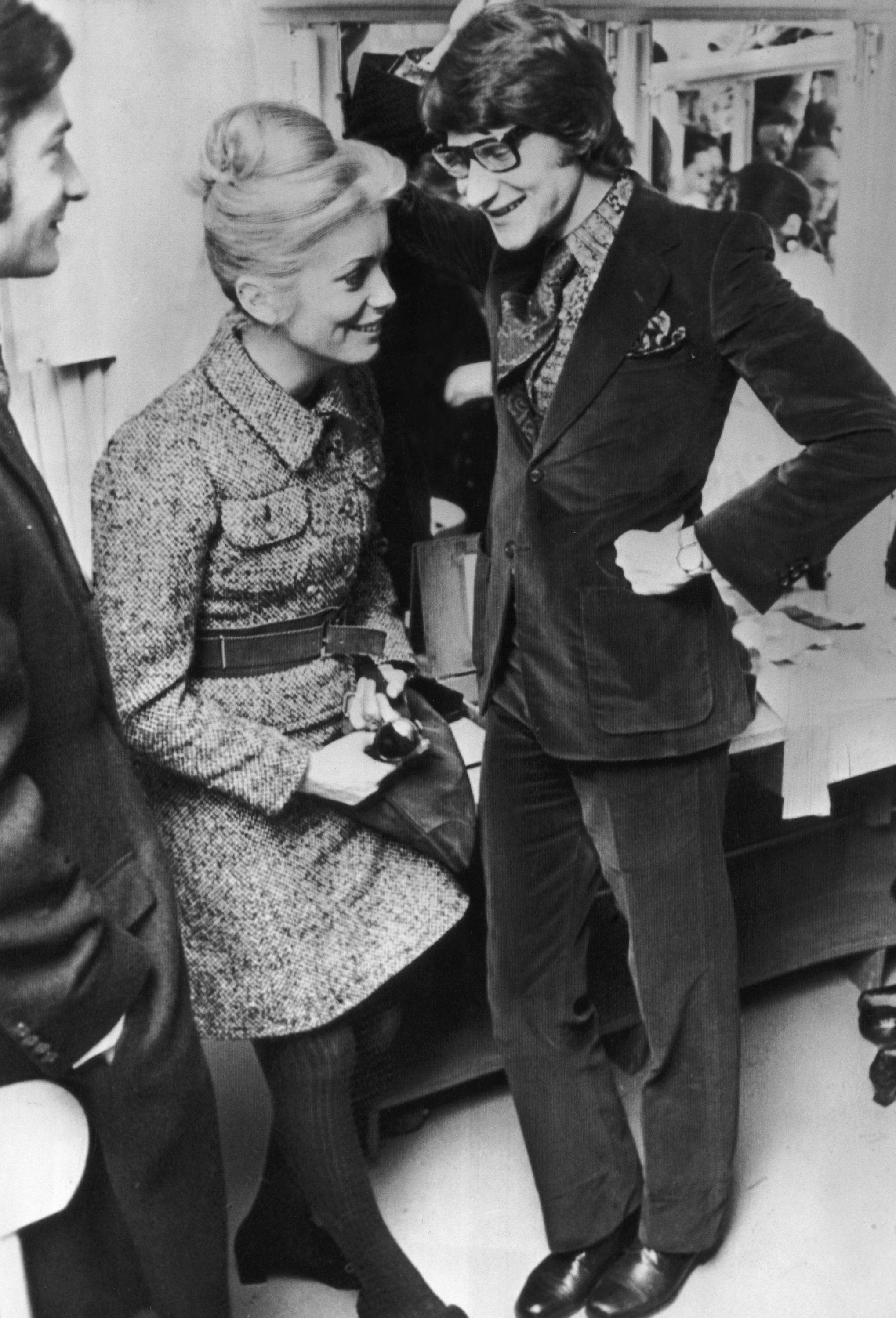 Catherine Deneuve et Yves Saint Laurent, la magnifique et le génie de ...