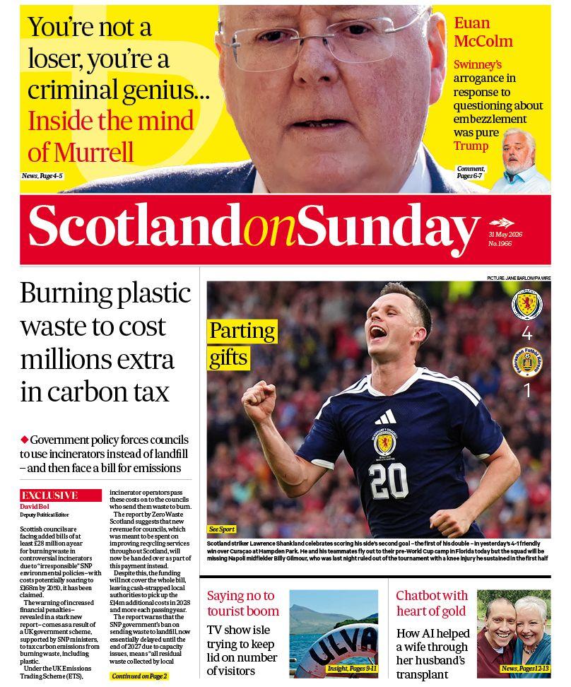 Scotland's papers: SNP donors' court threat and Sturgeon's England move