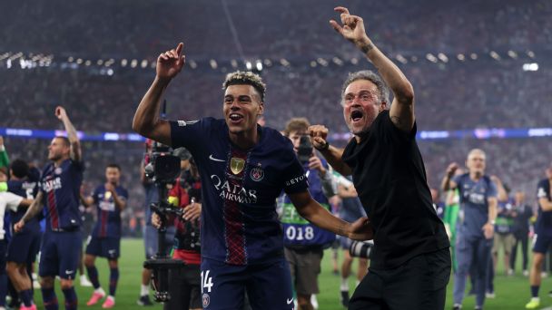 UCL final stats: Enrique joins Guardiola, Zidane, Paisley with three ...