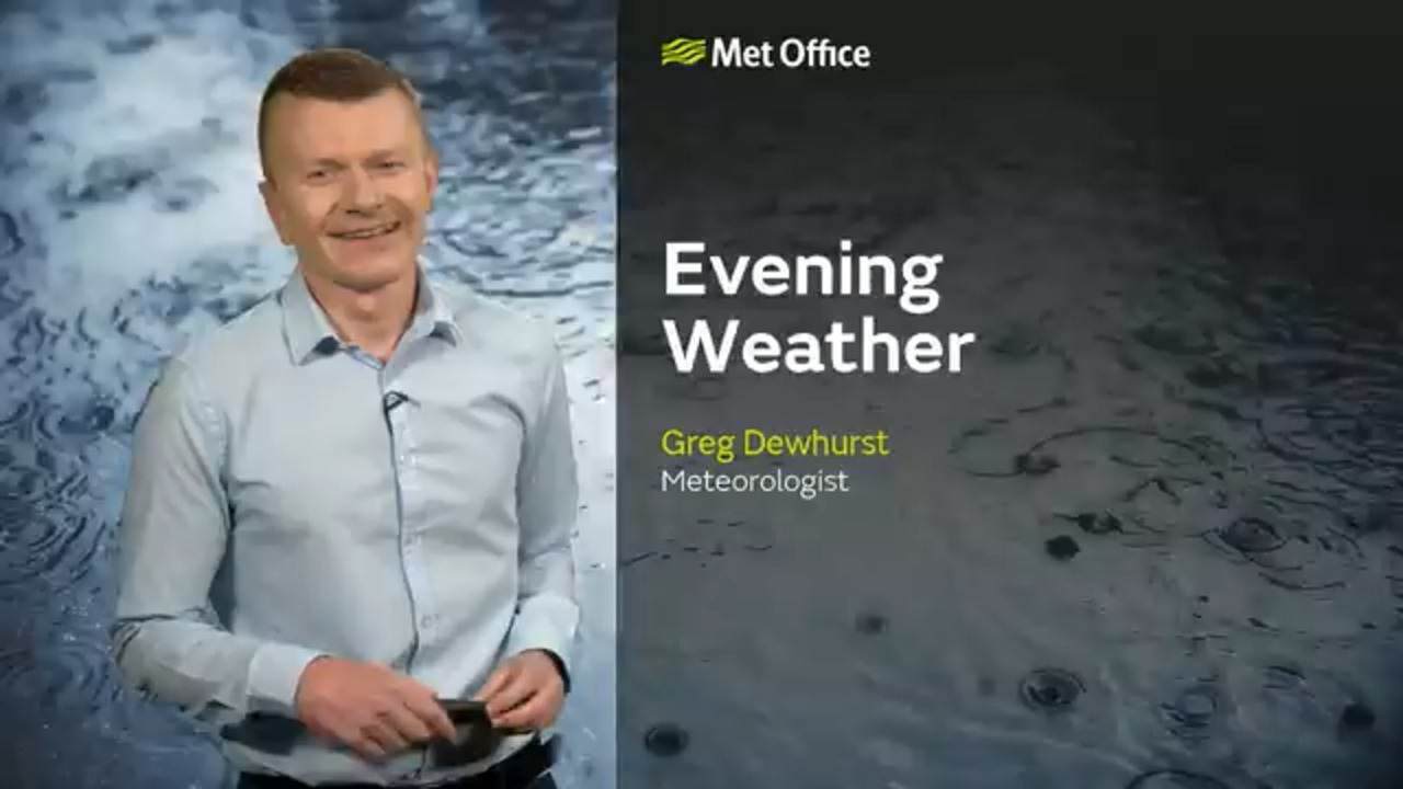 Met Office Saturday evening weather forecast 16/05/2026