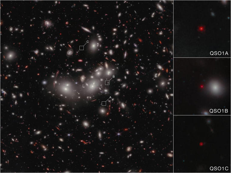 Telescópio James Webb descobre buraco negro que poderá ser mais antigo ...
