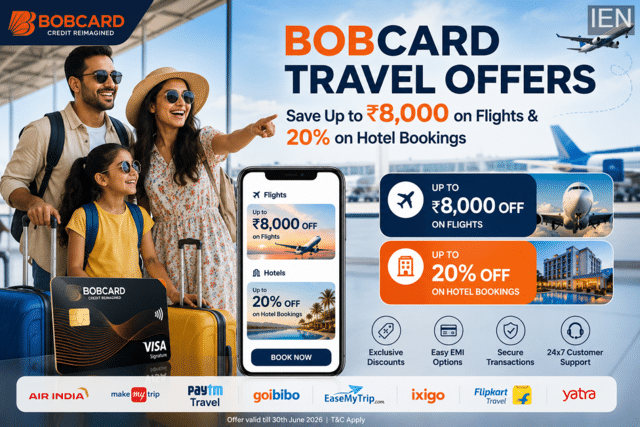 BOBCARD travel deals: Get up to ₹8,000 off on flights and save 20% on ...