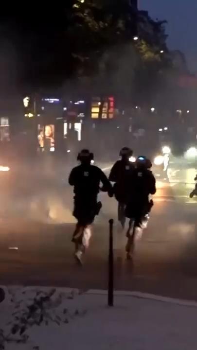 Vertical soccer Paris fan violence