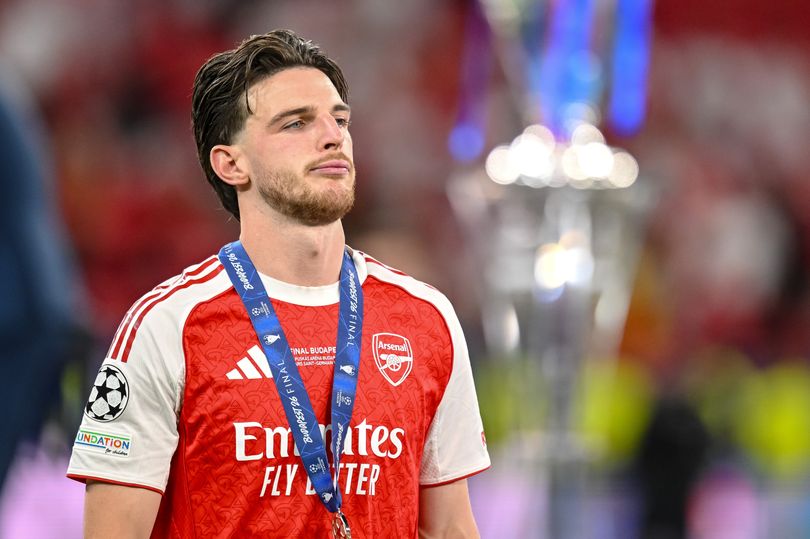 Declan Rice reveals what Mikel Arteta told Arsenal squad in dressing ...