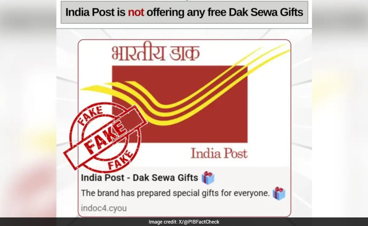 Government flags fake India Post 'Dak Seva Gifts' messages circulating ...