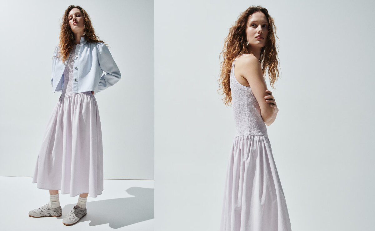 Fresco, femenino y asequible: así es el vestido fruncido que querrás ...