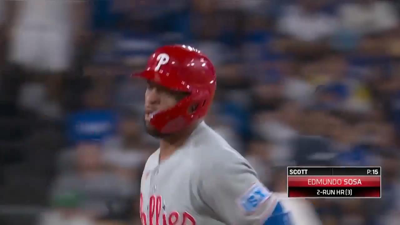 Phillies rally past the Dodgers 4-3 on Edmundo Sosa's homer in 8th