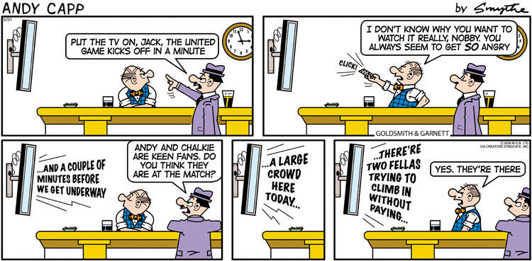 Latest comics publications from Andy Capp on June 1, 2026