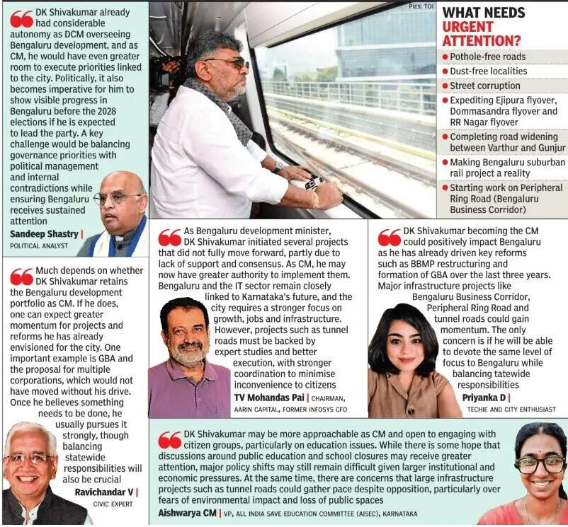 DK Shivakumar has promised a new Bengaluru. Will he deliver now?