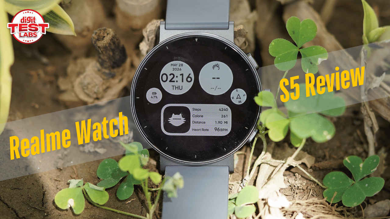 Realme Watch S5 review: A good looking smartwatch held back by its software