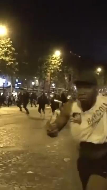 Vertical soccer Paris fan violence 2