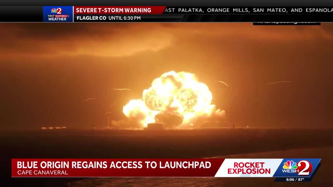 Blue Origin regains access to Florida launchpad where rocket exploded ...