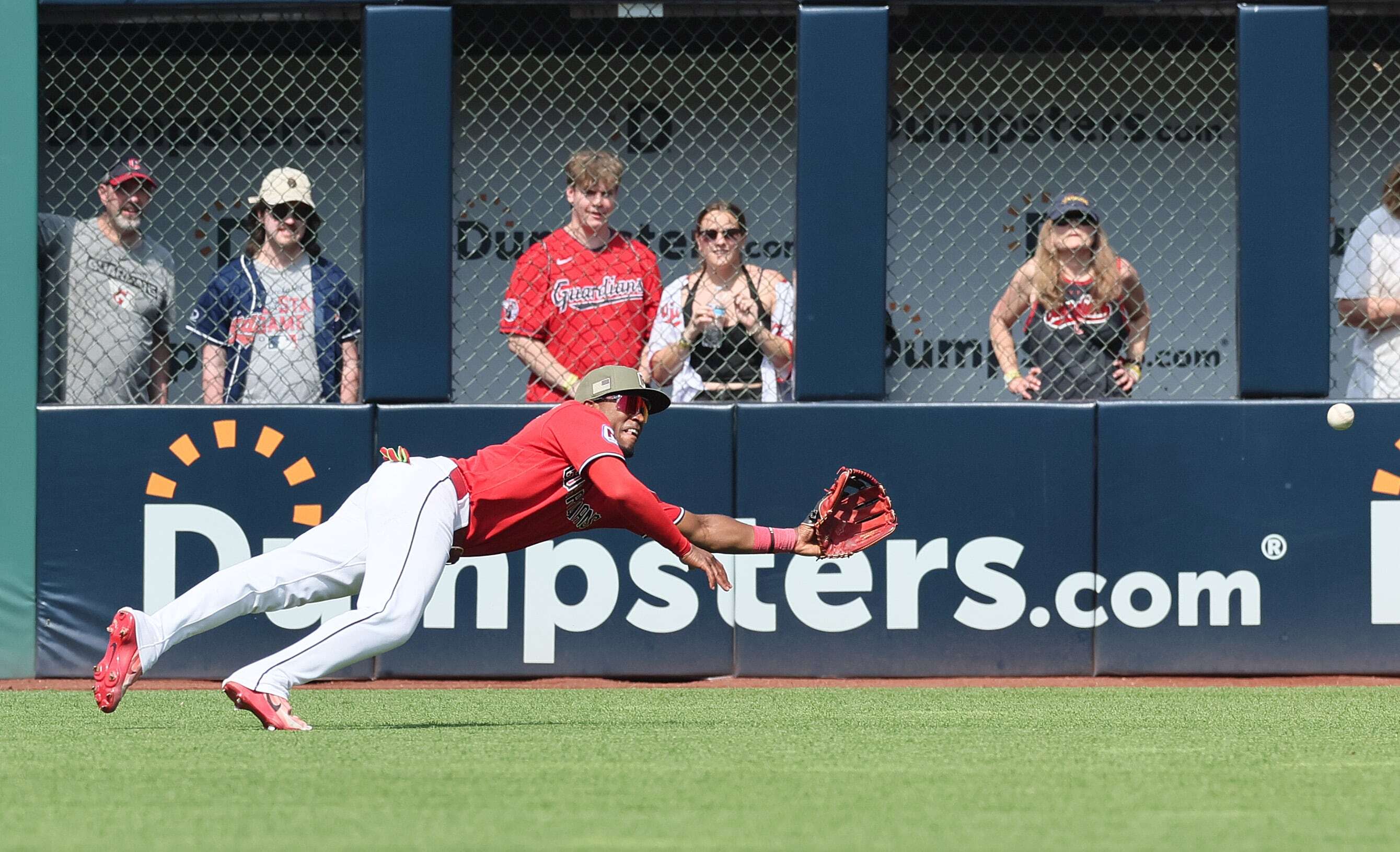 Guardians’ Angel Martinez pulled from game, gets MRI on injured left foot