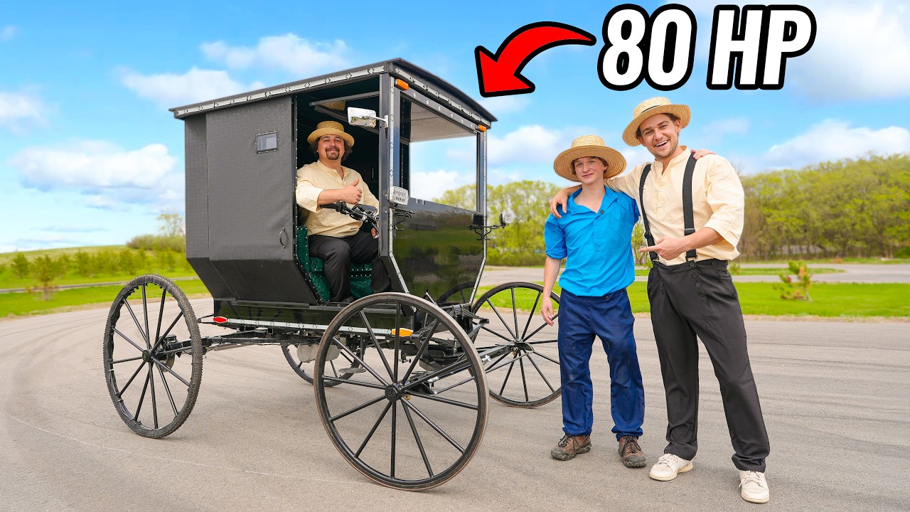 Motor swapped Amish buggy!💥