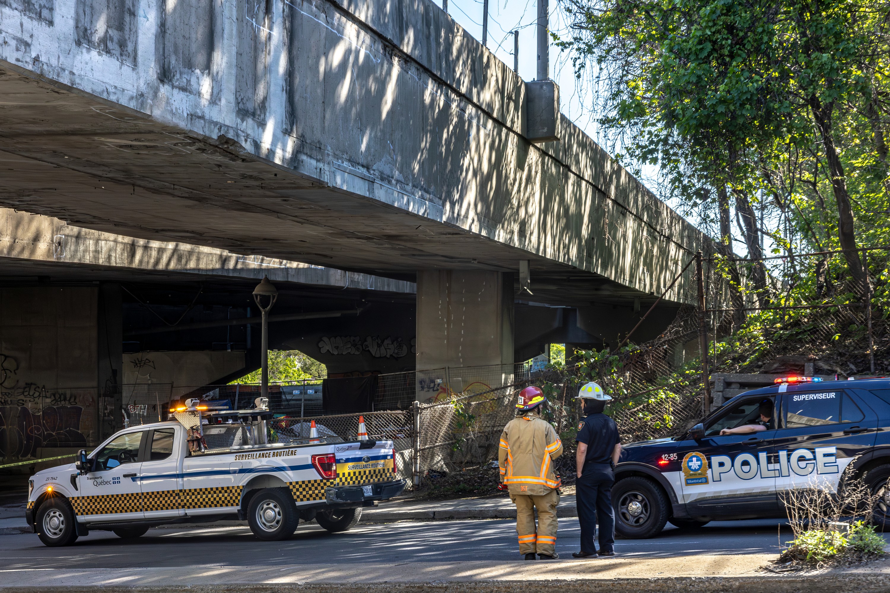 Update: Stretch of Atwater Ave. reopens after viaduct incident