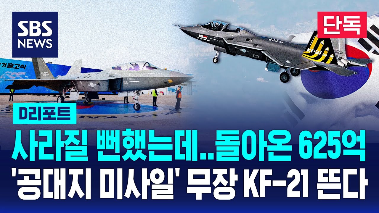 [단독] 예산 지워질 뻔한 KF-21 '블록Ⅱ'.. 내년 예산 625억 의결 / SBS / #D리포트