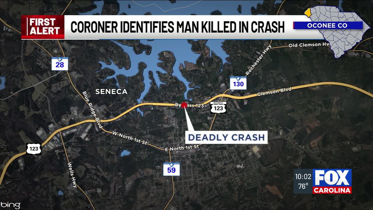 Oconee County coroner identifies man who died days after two-vehicle crash