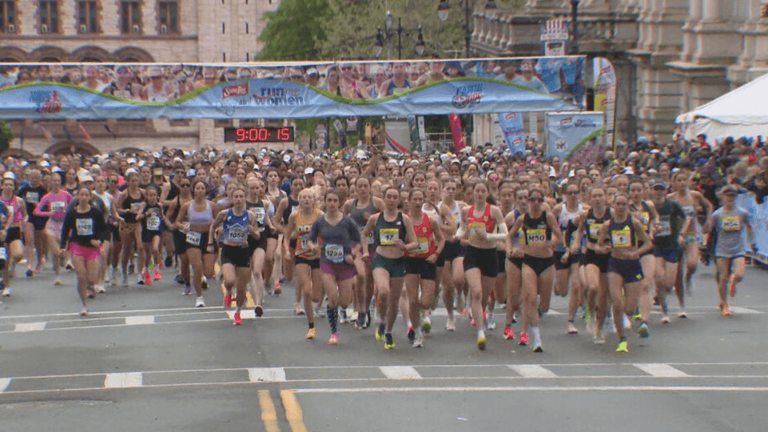 Delightful run for women draws nearly 2,000 runners